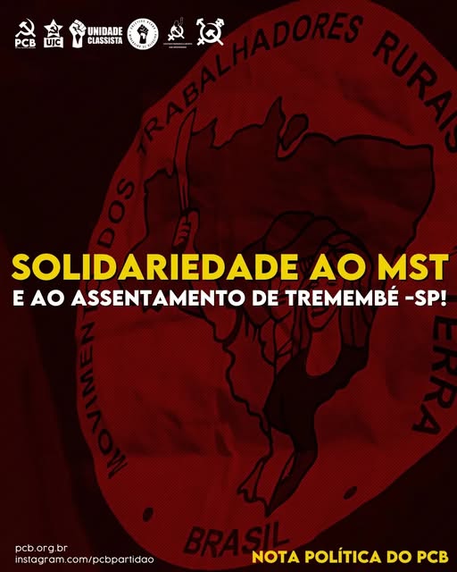 Toda solidariedade aos companheiros do MST! – PCB – Partido Comunista ...